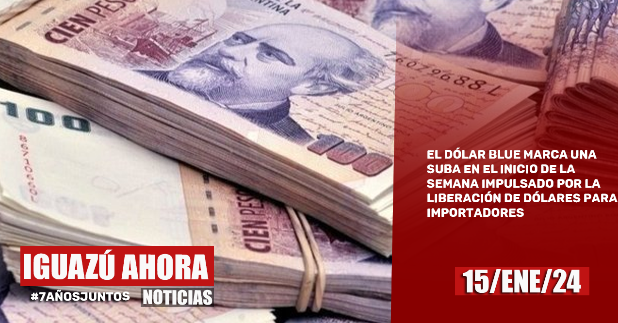 EL DÓLAR BLUE MARCA UNA SUBA EN EL INICIO DE LA SEMANA IMPULSADO POR LA ...