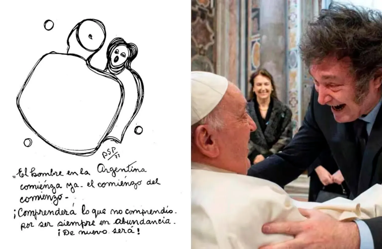 LA PROFECÍA DE PARRAVICINI SOBRE EL SALUDO ENTRE EL PAPA Y MILEI "EL ...